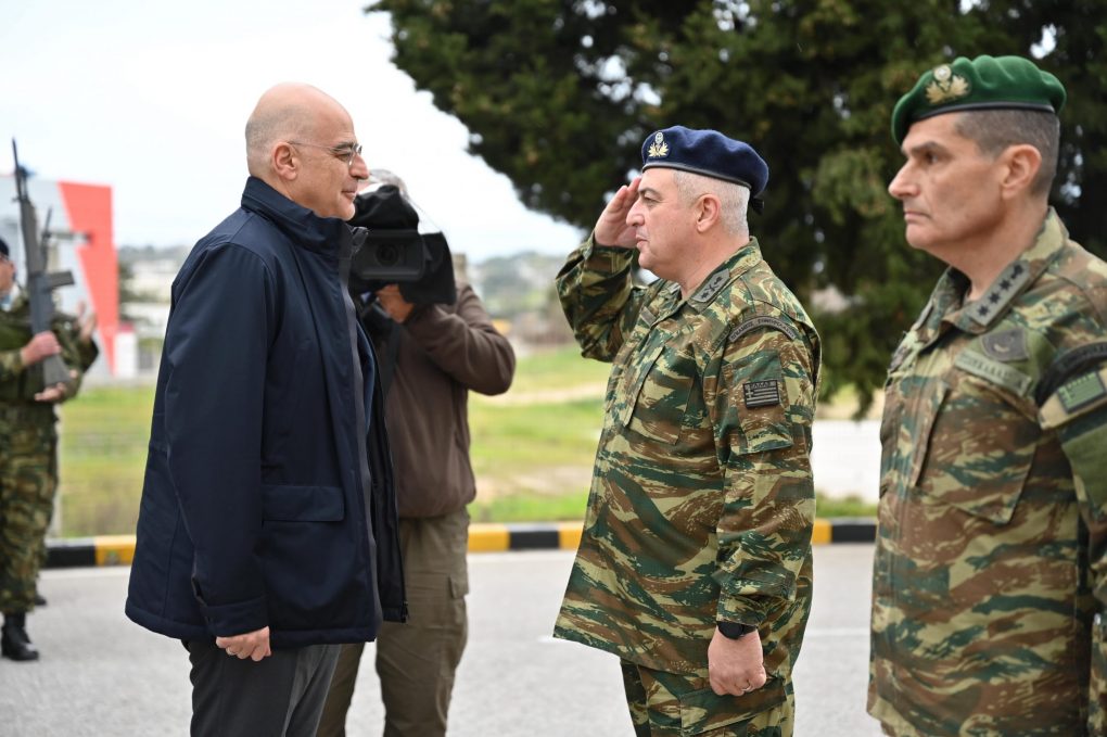 Ρόδος: Ο ΥΕΘΑ Νίκος Δένδιας και ο Αρχηγός ΓΕΕΘΑ στην 95 ΑΔΤΕ - ΑΜΥΝΑ News